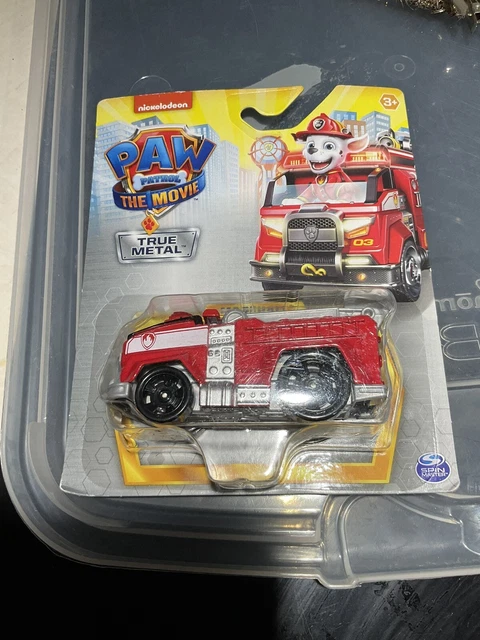 NICKELODEON PAW PATROL The Movie MARSHALL Die-Cast Vehicle True Metal ...