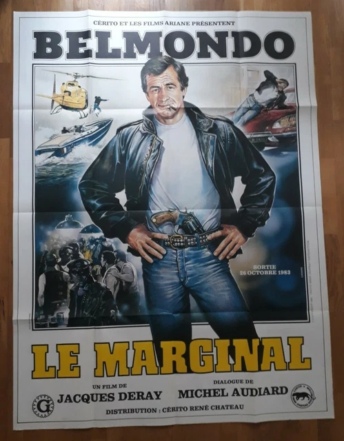 LE MARGINAL - Jean-Paul Belmondo - affiche originale - 120 x 160 cm EUR ...