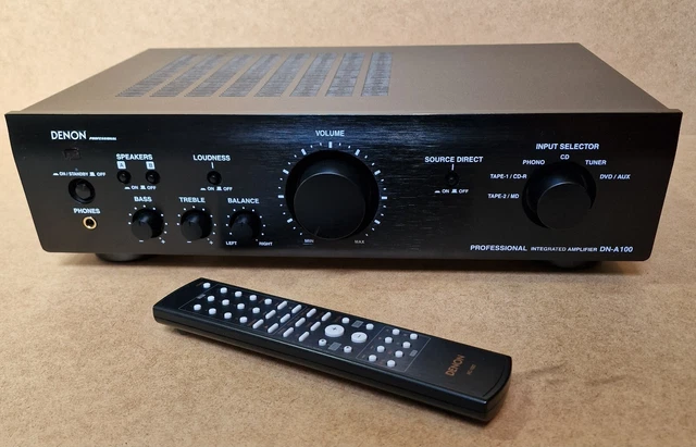 DENON DN-A100 PROFESSIONAL Integrated Amplifier With Remote £30.00 ...