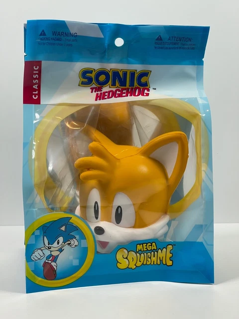 SONIC THE HEDGEHOG Mega Squishme Tails Figure 15cm Anti-Stress Just ...
