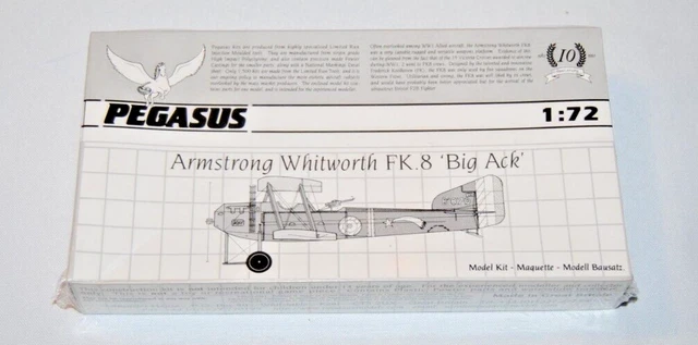 PEGASUS, ARMSTRONG WHITWORTH FK.8 "Big Ack" 1:72 Scale Resin Model ...