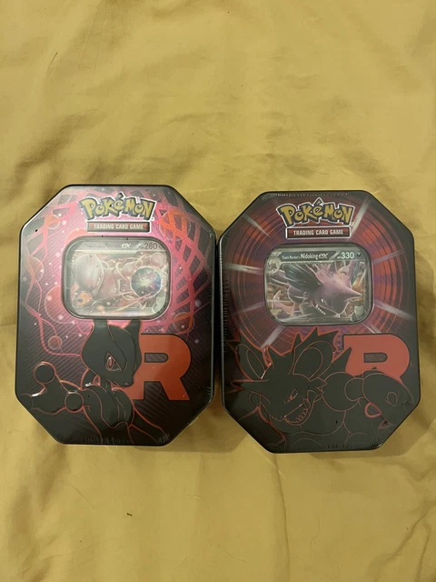 🚨POKEMON TCG - Team Rocket Tin Destined Rivals - Set of 2 - Brand New ...
