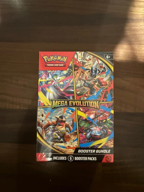 POKÉMON TCG: MEGA Evolution Booster Bundle (6 Booster Packs) BRAND NEW ...
