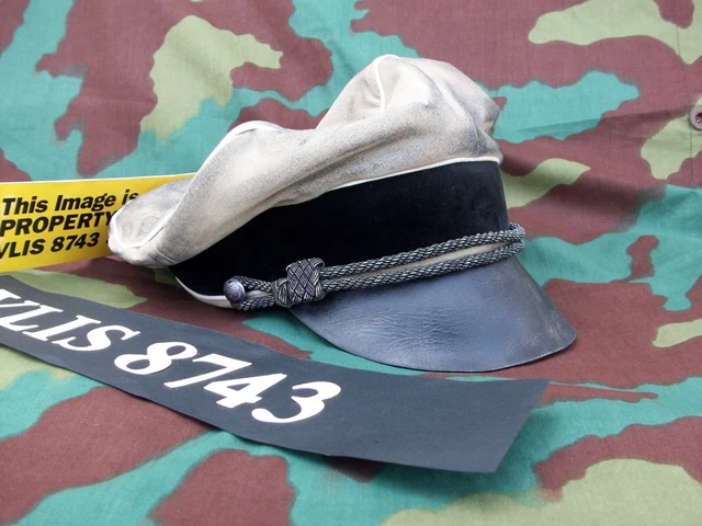 WW2 GERMAN WAFFEN-SS, Italian Campaign, Officer's 'Crusher'' Hat ...