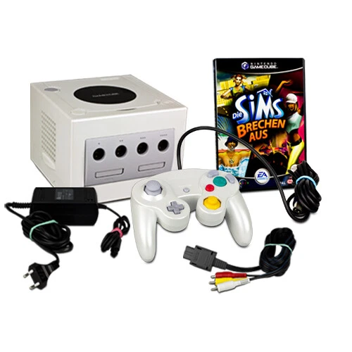 ORIGINALE NINTENDO CONSOLE Gamecube IN Bianco - Pearl White + Originale ...