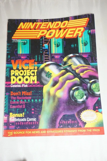 NINTENDO POWER VOL 24 Vice Project Doom Magazine #6 Poster £10.20 ...