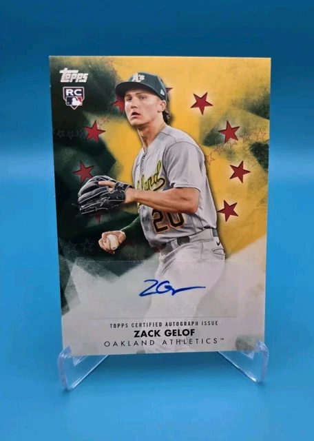 ZACK GELOF 2024 Topps Series 2 - Autografi Stelle del Baseball Rosso 17 ...
