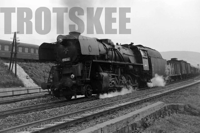 35MM NEGATIVE CSD Czechoslovakia Railway Steam Loco 556 0196 c1968 £3. ...