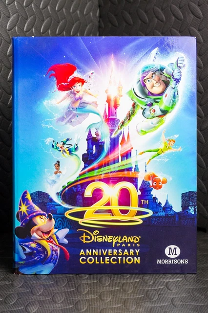 MORRISONS DISNEYLAND PARIS 20th Anniversary Card Collection Album - 92 ...