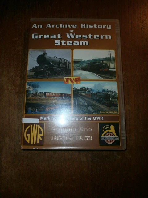 BRITISH RAILWAYS TVP DVD-Archive History of Great Western Steam Vol 1 £ ...
