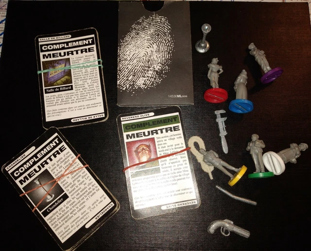 CLUEDO REPLACEMENT WEAPONS Cards Pocket Puzzle Original Part Of Choice ...