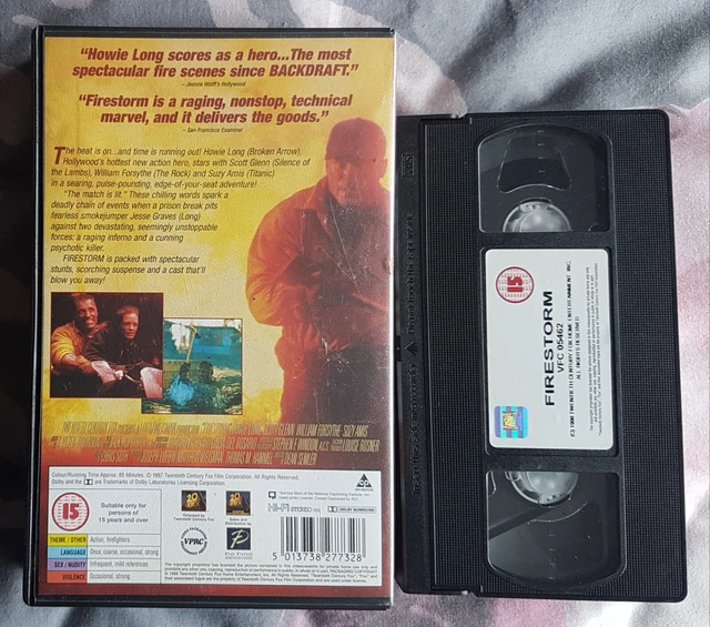 FIRESTORM (VHS)BIG BOX - Scott Glenn + William Forsythe + Howie Long + Suzy Amis £14.99 ...