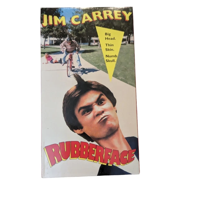 RUBBERFACE JIM Carrey VHS 1981 TV Movie 1996 Vidmark $14.38 - PicClick CA