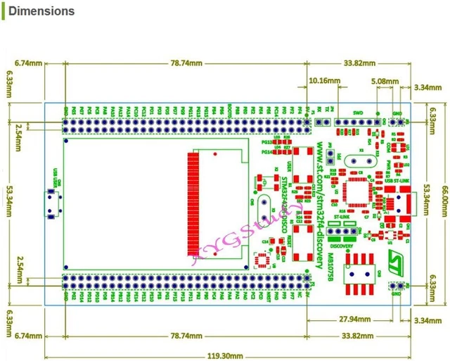 32F429IDISCOVERY STM32F429I-DISC1 STM32F4 Discovery Kit STM32F429 ...
