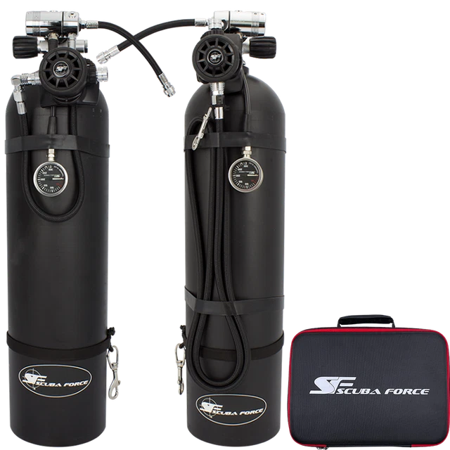 SCUBAFORCE SIDEMOUNT RESPIRATOR Set - High Performance Respirator for ...