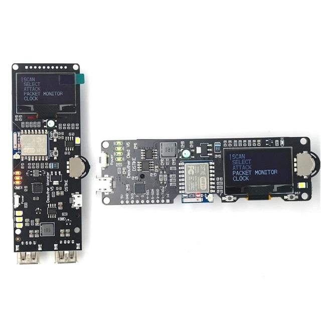 1X(WIFI DEAUTHER MONSTER V5 Deauther Monster ESP8266 Development Board ...