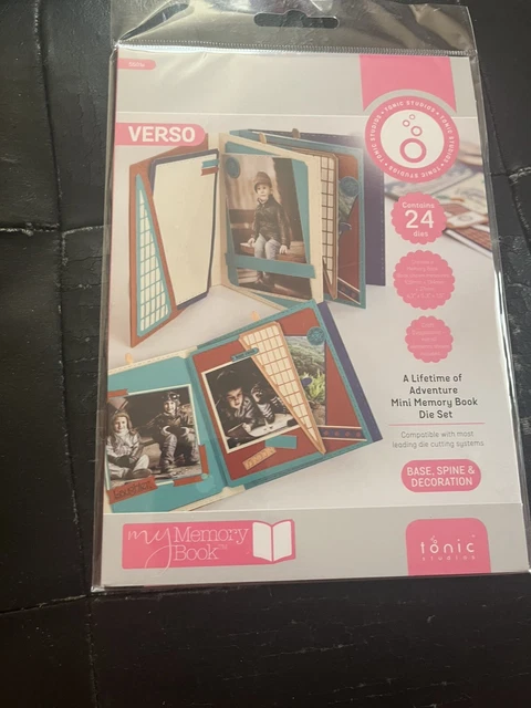 TONIC STUDIO DIES A Lifetime Of Adventure Mini Memory Book Die Set £20.00 - PicClick UK