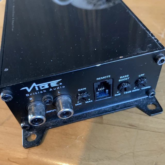 VIBE POWERBOX 400.1M Micro Class D 800w RMS Monoblock Car Van Bass ...