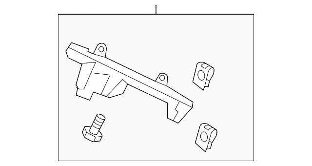 GENUINE GM FRONT Passenger Side Bumper Fascia Guide 84293394 $29.57 ...