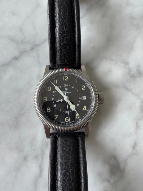 TUTIMA CLASSIC FLIEGER GMT Automatic Watch 635-01 - Excellent Condition ...