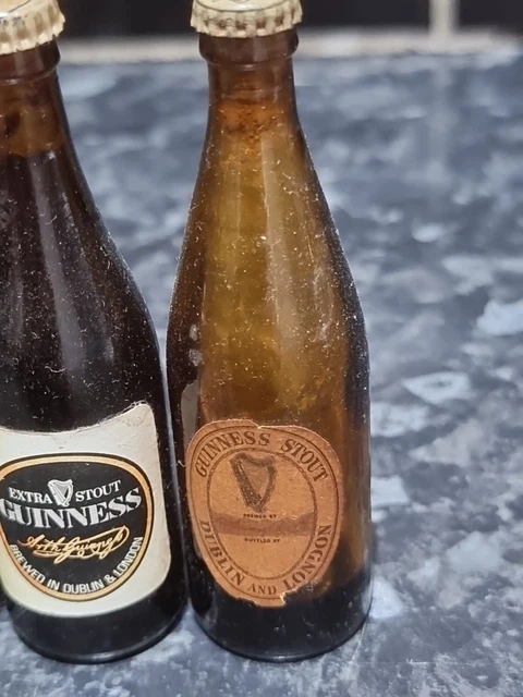 VINTAGE MINIATURE GUINNESS Bottles £26.68 - PicClick UK