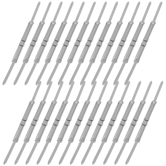 50PCS METAL PRONG Paper Fastener Heavy Duty Hole Punch Compressor File ...