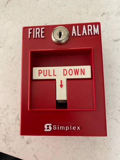 SIMPLEX 2099-9795 ADDRESSABLE Single Action Manual Pull Station Fire ...