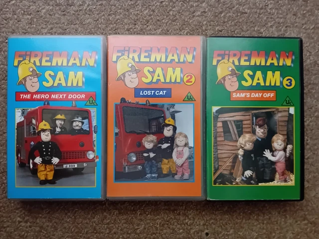 3 X BBC Vhs Videos Fireman Sam Volumes 1 2 3 Very Rare Set £14.99 ...