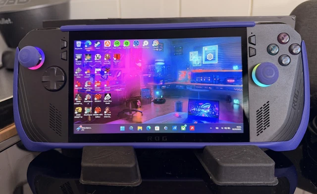 ROG ALLY X Handheld Gaming PC with Protective Grip Case and Travel Case ...