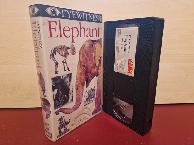 EYEWITNESS - ELEPHANT - PAL VHS Video Tape (T419) £3.99 - PicClick UK