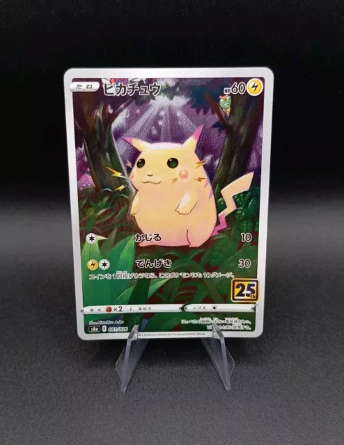 CARTE POKÉMON - Pikachu (Regular) 001/028 S8a 25th Anniversary NM Giapponese EUR 3,00 - PicClick FR