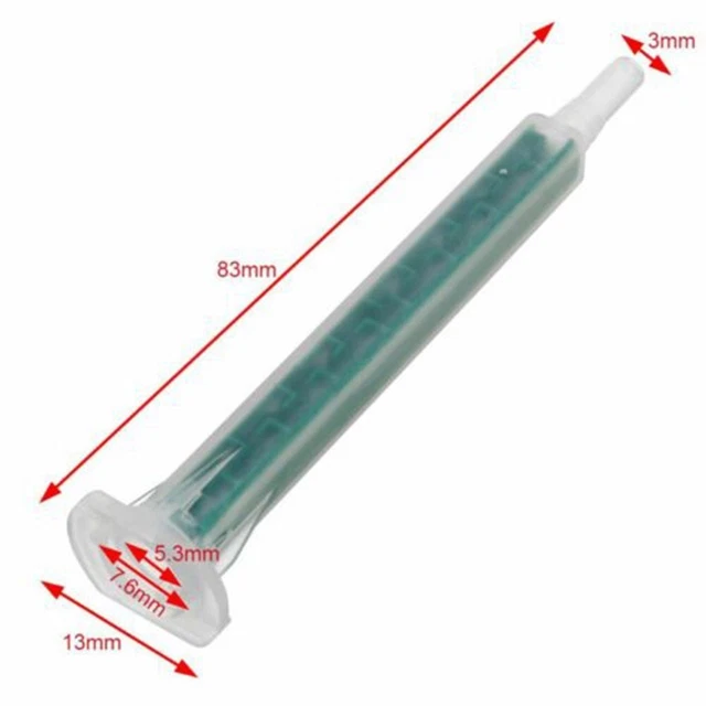 20 PIECES EPOXY Adhesive Mixing Nozzle Tip Resin Mixer Adhesive ...