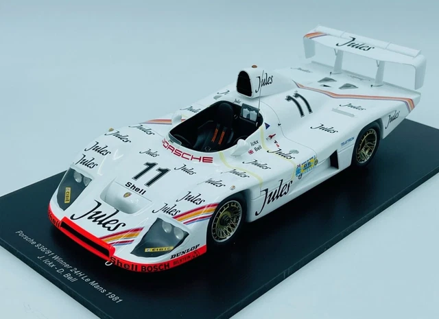SPARK 18LM81 PORSCHE 938/81 Jules n°11 Winner Le Mans 1981 Ickx - Bell ...