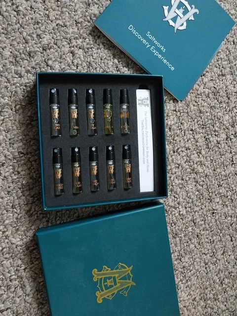 SALTWORKS DISCOVERY EXPERIENCE perfumes (10 sample box set) £17.00 ...
