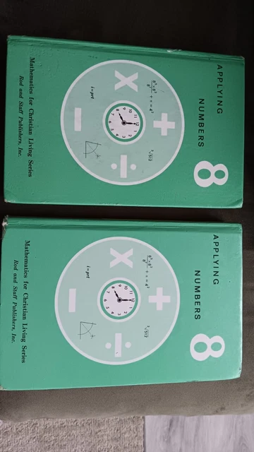 APPLYING NUMBERS, GRADE 8, Rod & Staff Mathematics £5.95 - PicClick UK