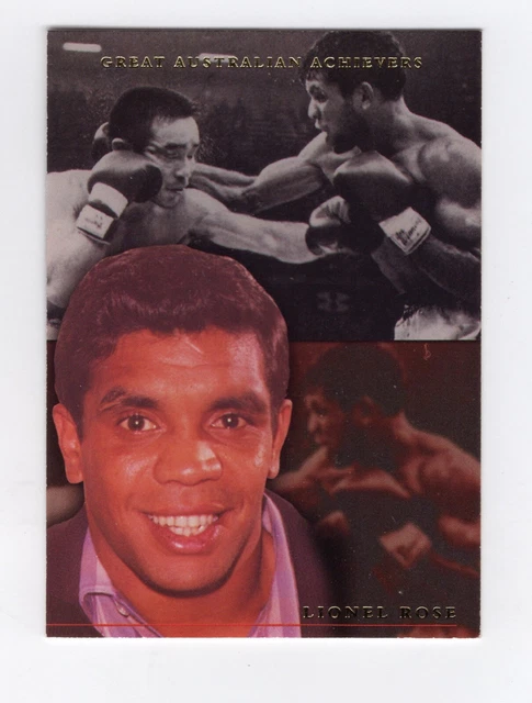 RARE FAMOUS AUSTRALIAN Card. World Chamionship Boxing - Lionel Rose EUR ...