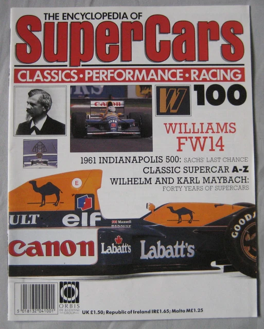 SUPERCARS MAGAZINE ISSUE 18 Featuring AC Cobra Cutaway drawing, John ...