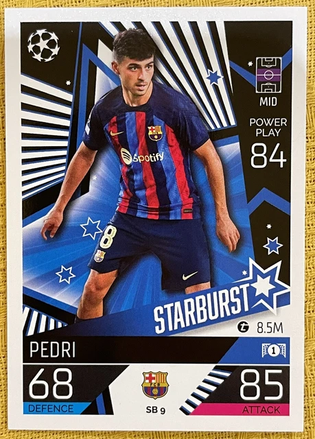 TOPPS MATCH ATTAX Extra 2022-2023 Starburst PEDRI card SB9 EUR 1,00 ...