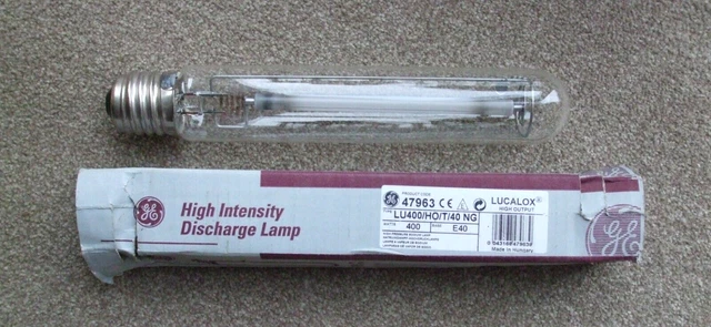 GE LIGHTING 47963 Lucalox 400W Sodium High Pressure Lamp E40 LU400/HO/T ...