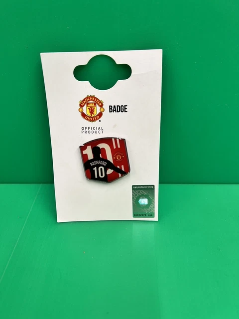 MANCHESTER UNITED FC Badge Rashford 10 Official Licensed Product Great ...