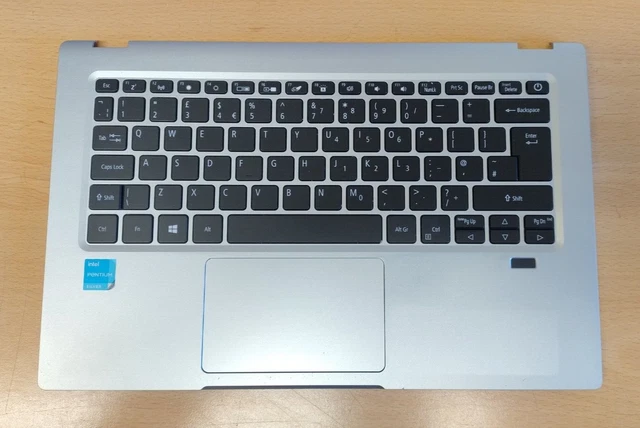 ACER SWIFT N20H2 SF114-34-P7J1 Backlit UK keyboard Palmrest NC210110TC ...