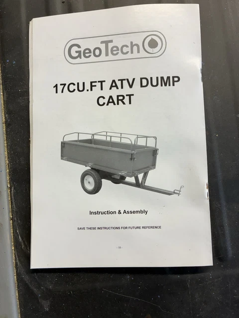 ATV TRAILER GARDEN Tipping Quad £130.70 - PicClick UK