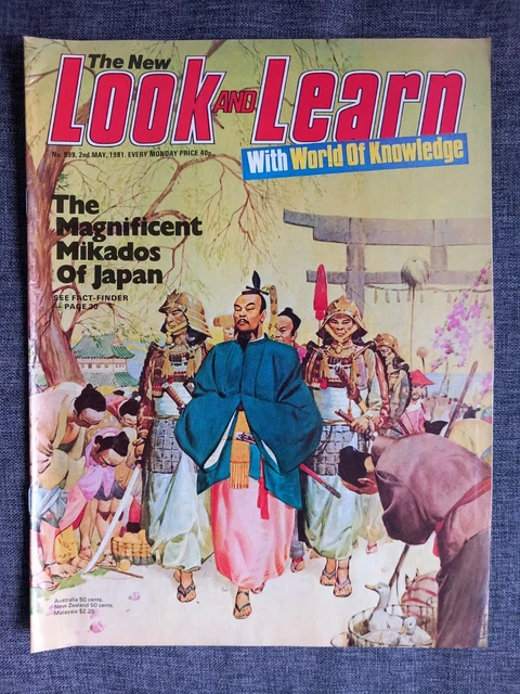 VINTAGE LOOK AND Learn magazine 2 May 1981, history, science, geography ...