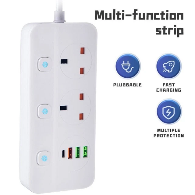 BRITISH STANDARD MULTI Universal Outlet Pc Wiring Socket Home $28.00 ...