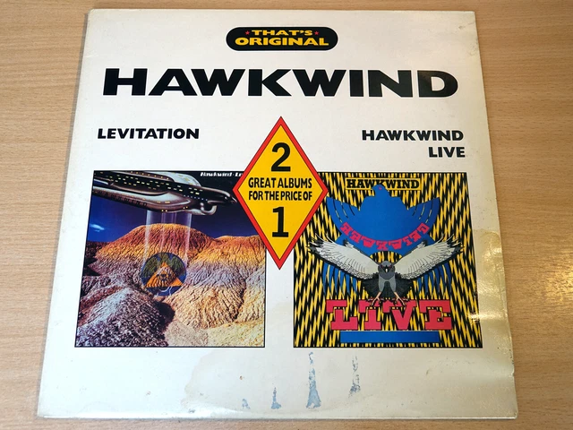 EX !! HAWKWIND/LEVITATION & Live/1988 Castle Communications Reissue 2x LP Set £29.99 - PicClick UK