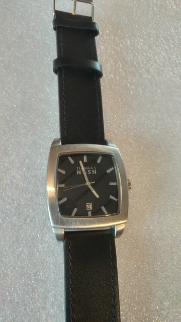 THOMAS NASH GENTS Watch Date Feature Designer Style Wrist Watch RRP £34 ...