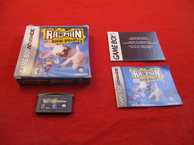 RAYMAN RAVING RABBIDS (Nintendo Game Boy Advance, 2006) COMPLETE w/ Box ...
