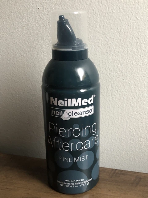 NEILMED PIERCING AFTERCARE Disinfectant Spray Saline Solution Wound ...