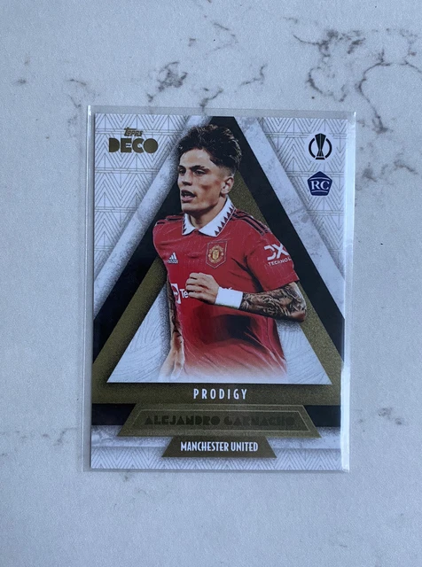 TOPPS DECO 2022 Alejandro Garnacho Prodigy Card Manchester United RC ...