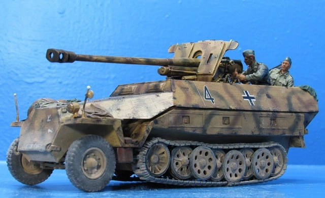 SONDERKRAFTFAHRZEUG 251 AUSF. D mit 7,62 cm Pak 36(r) - gebaut in 1:35 ...
